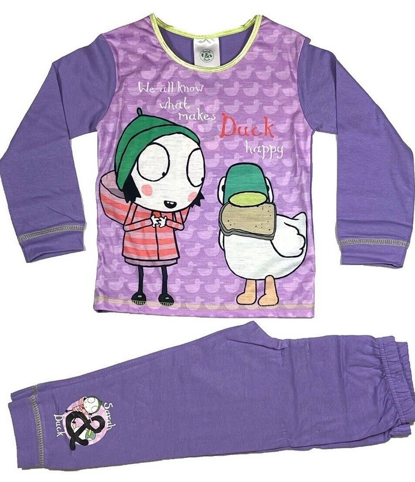 Official Character Pyjamas Pajamas Pjs Girls Boys Kids Toddlers 1 2 3 4 ...