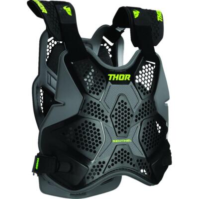 Thor Sentinel Pro Guard Moto Motorcycle Motorbike Chest Protector Black ...
