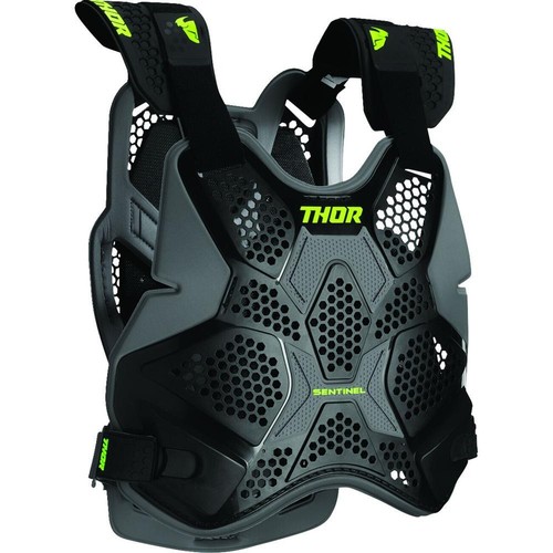 Thor Sentinel Pro Guard Moto Motorcycle Motorbike Chest Protector Black ...