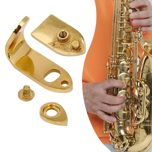 Brass Saxophone Thumb Hook Rest Support Sturdy for Woodwind Instrument ...