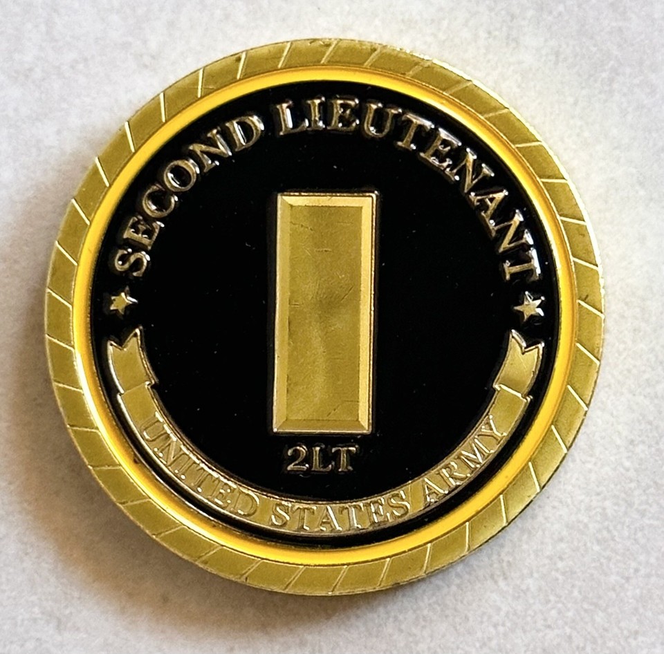 First Salute OCS ROTC West Point COIN 2ND LIEUTENANT UNITED STATES ARMY ...