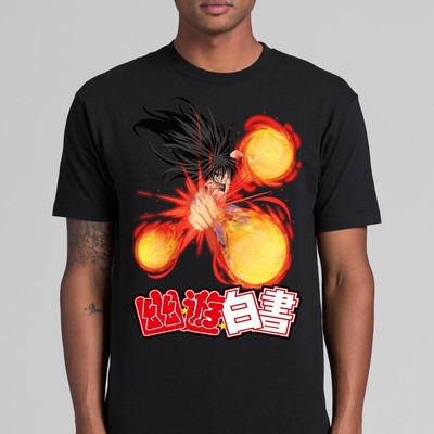 EXP POST yuyu hakusho Ghost Fighter Yusuke T-Shirt Japanese Anime | eBay