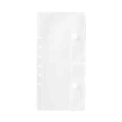 MUJI Clear pocket/with partition refill for passport case 1 sheet/20× ...