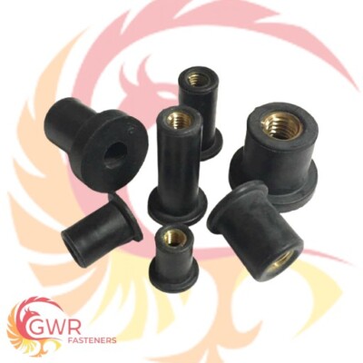 M4 M5 M6 M8 Brass Thread Rubber Rivnuts - Rivet Nutserts Rubnuts ...