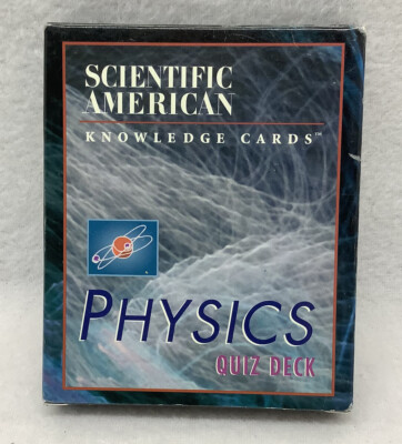 Physics Quiz Deck Knowledge Cards Pomegranate Communications 48 Cards ...