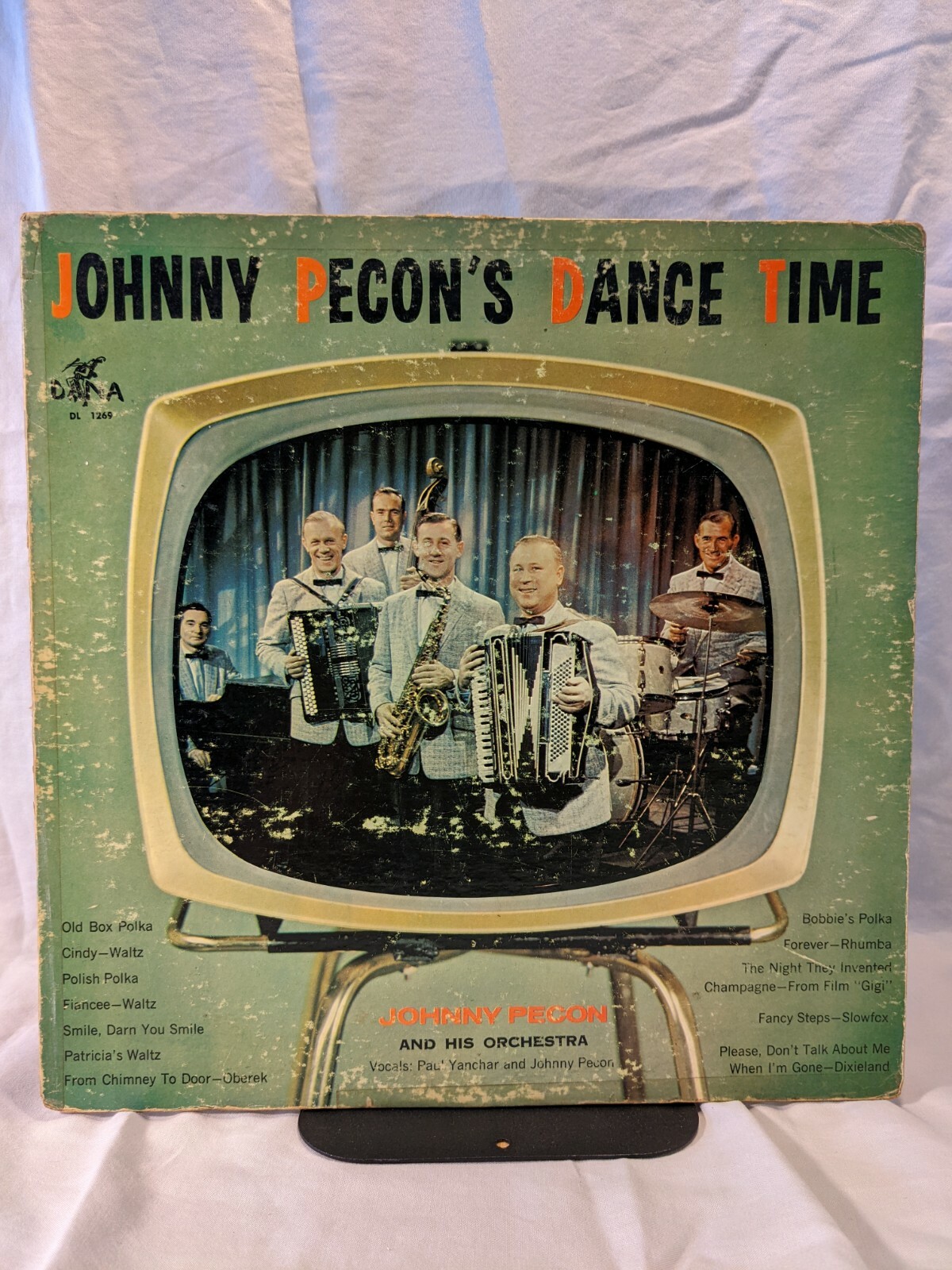 Johnny Pecon and His Orchestra Dance Time With - LP 1958 - vinyl good ...