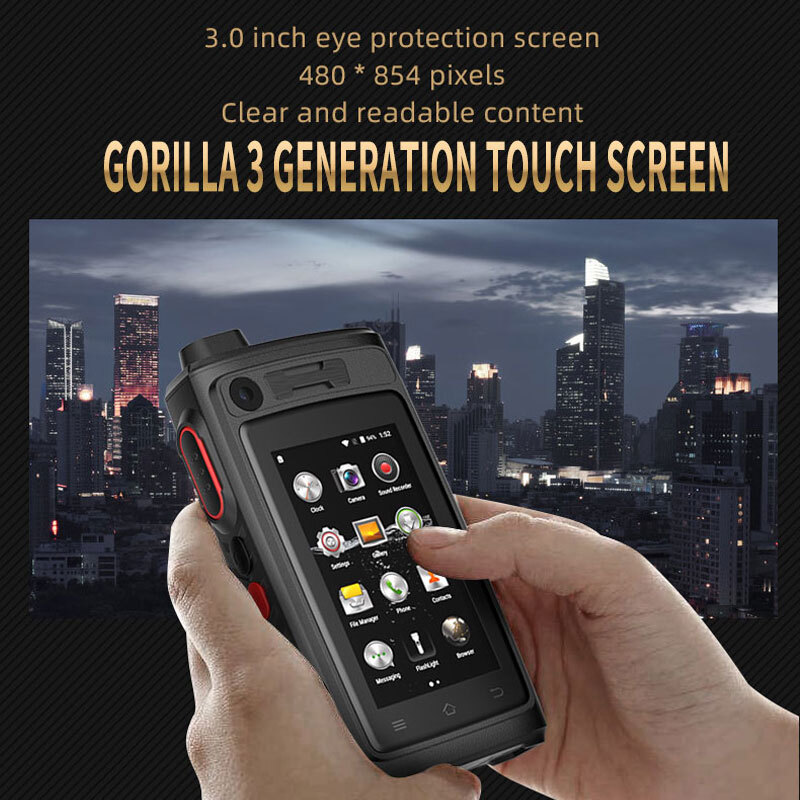 4G LTE Android Rugged Smartphone Walkie Talkie NFC PTT ZELLO Waterproof ...