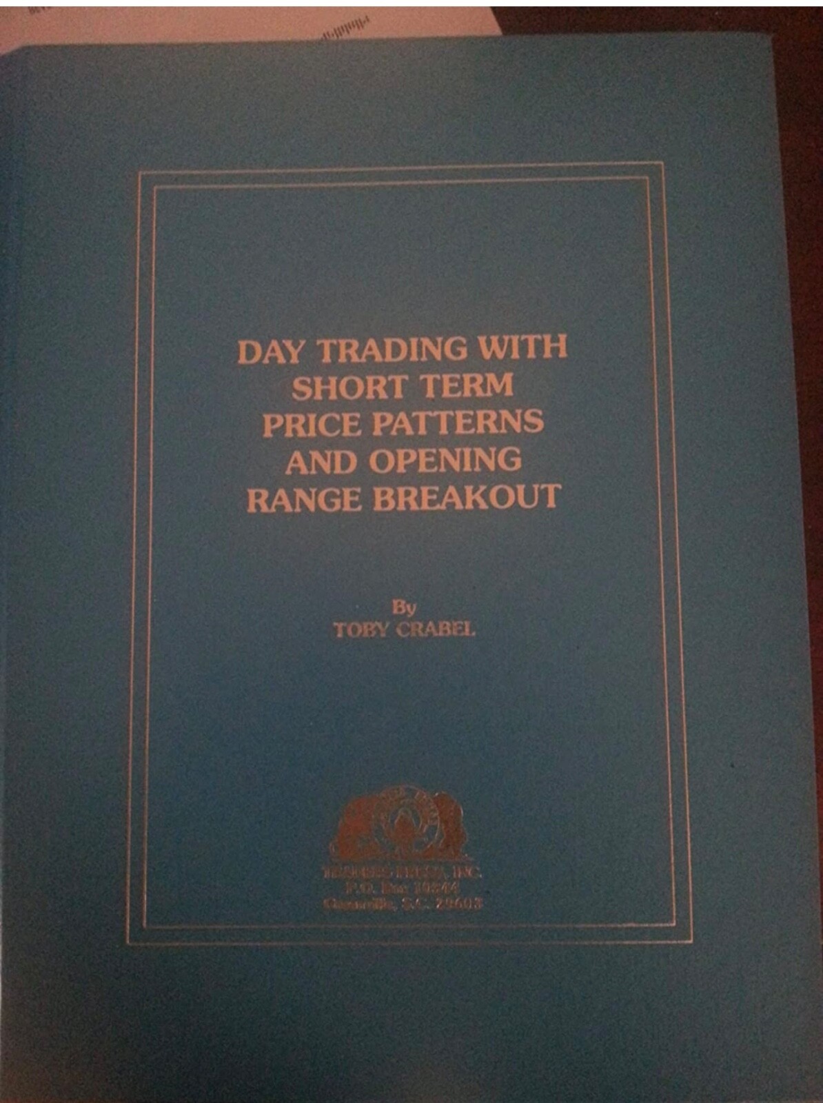 books used , Toby crabel , blue , day trading , good condition , like ...