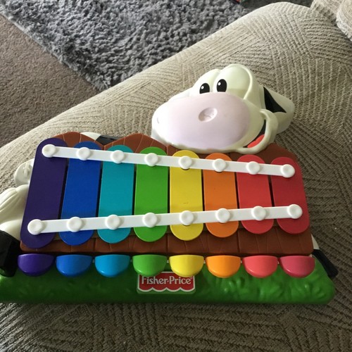 Vintage Fisher Price Cow Xylophone 2006 Rare No Stick | eBay UK