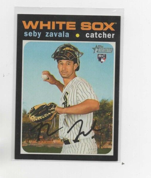 2020 Topps Heritage Seby Zavala RC #647 | eBay