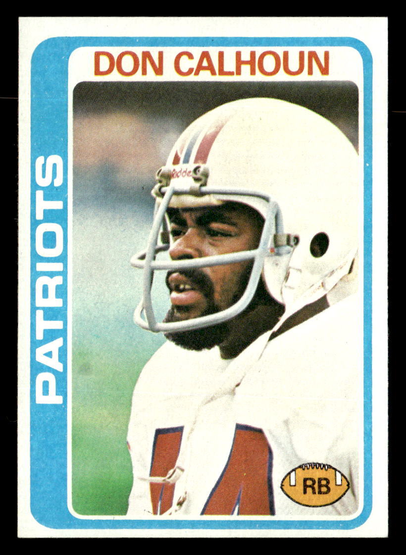 Don Calhoun 1978 Topps Card #281 New England Patriots | eBay