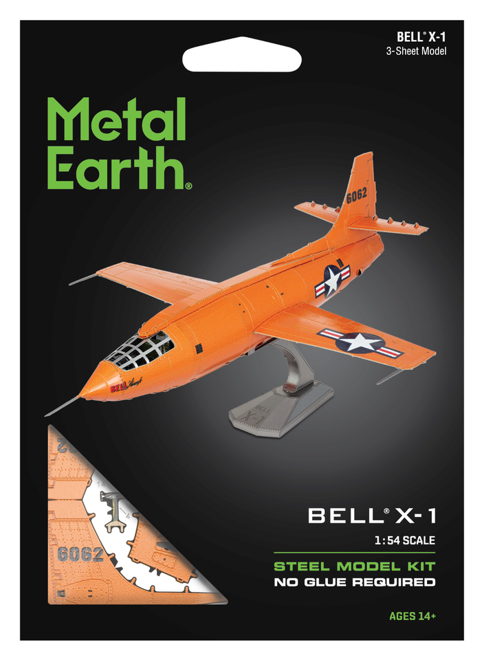 Fascinations Metal Earth BELL X-1 Rocket Engine-Powered Aircraft 3D ...