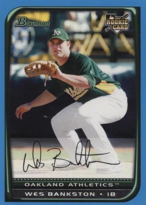 2008 Bowman Draft Picks & Prospects - Wes Bankston #BDP8 Blue /399 for ...