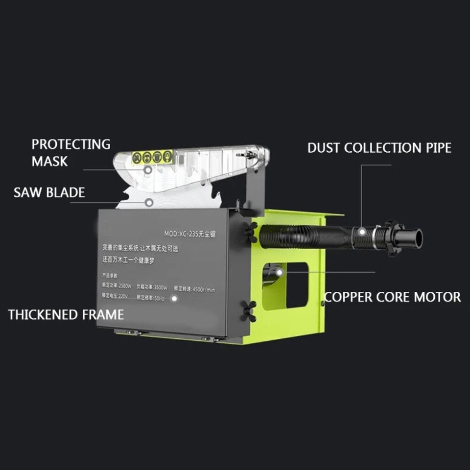 Dust-free Saw Multifunctional Integrated Precision Saw Small Cutting ...