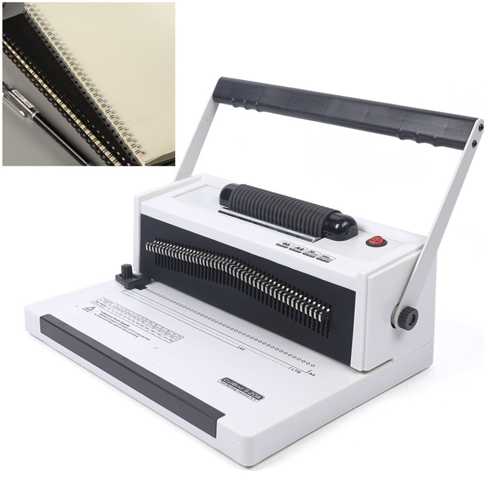Spiral Coil Punch & Electric Binding Machine for A4 Documents, 110V | eBay