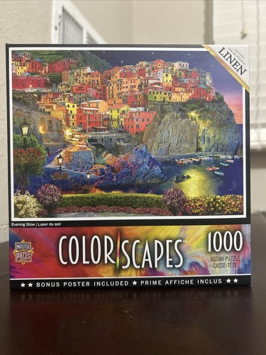 MasterPieces Colorscapes Evening Glow 1000 Piece Jigsaw Puzzle Linen ...