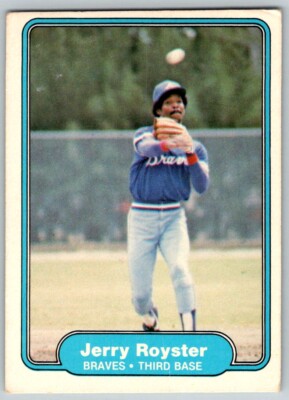 1982 FLEER JERRY ROYSTER ATLANTA BRAVES #448 | eBay