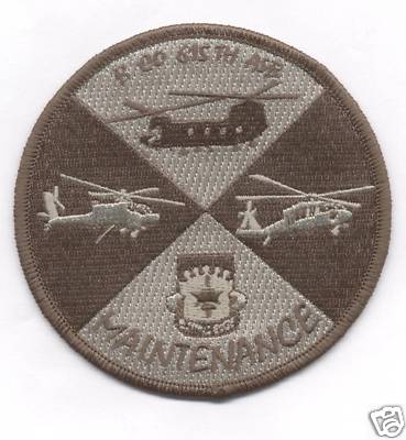 B CO 615th ASB "MAINTENANCE" patch | eBay UK