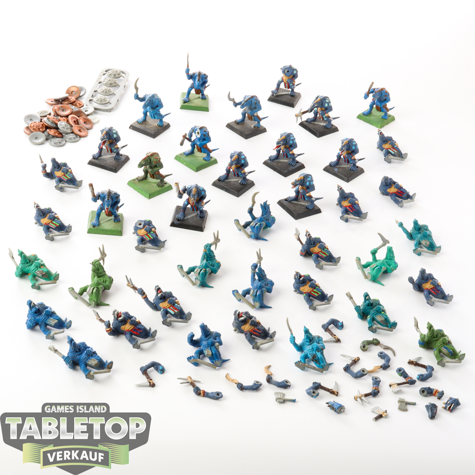 Seraphon - 40 Saurus Krieger, klassisch - teilweise gebaut | eBay.de