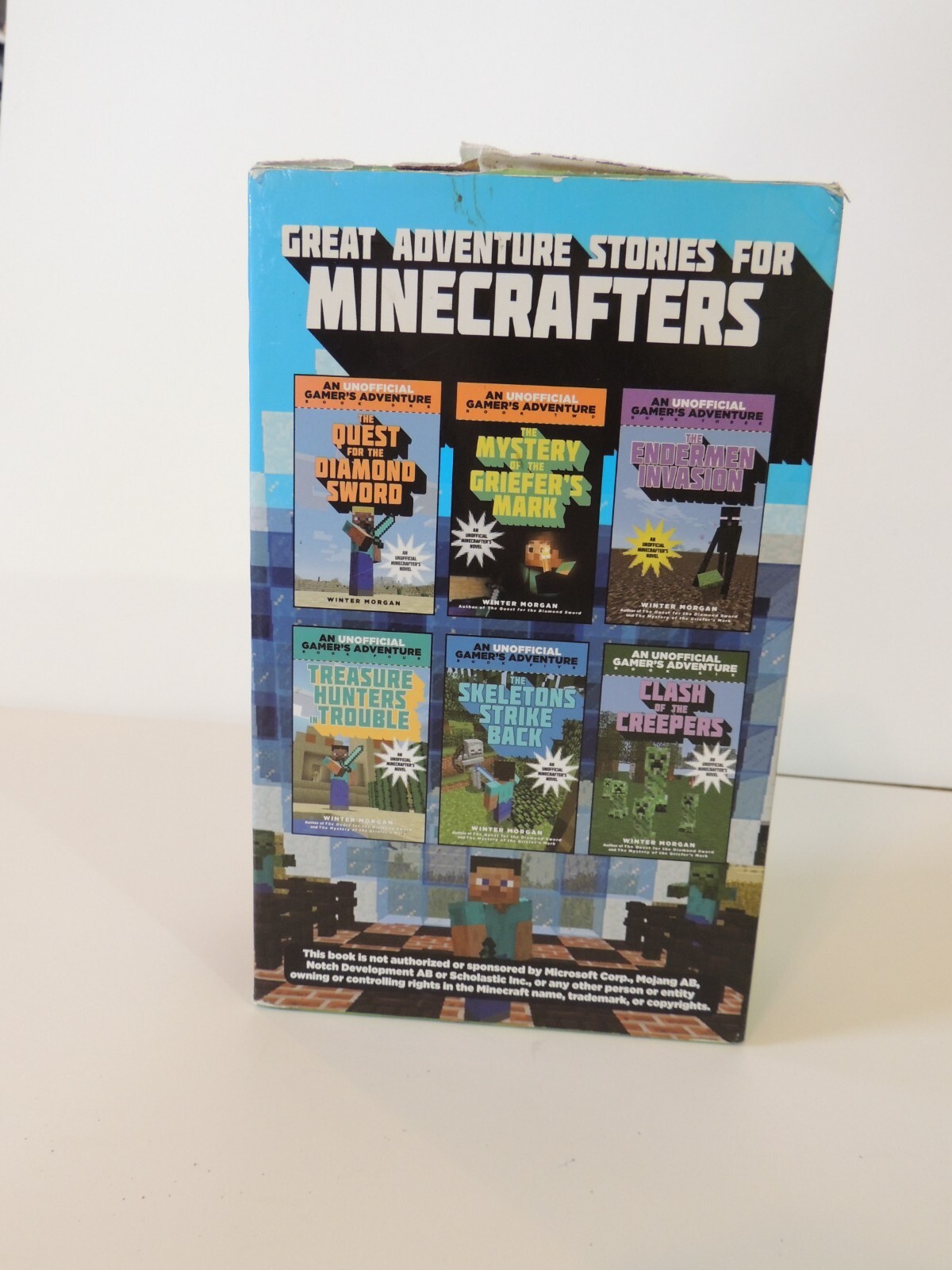 Winter Morgan box set Minecraft books in great condition box damaged ...