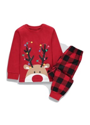 NWT Matalan Unisex Christmas Reindeer pajamas Size 3-4Y | eBay