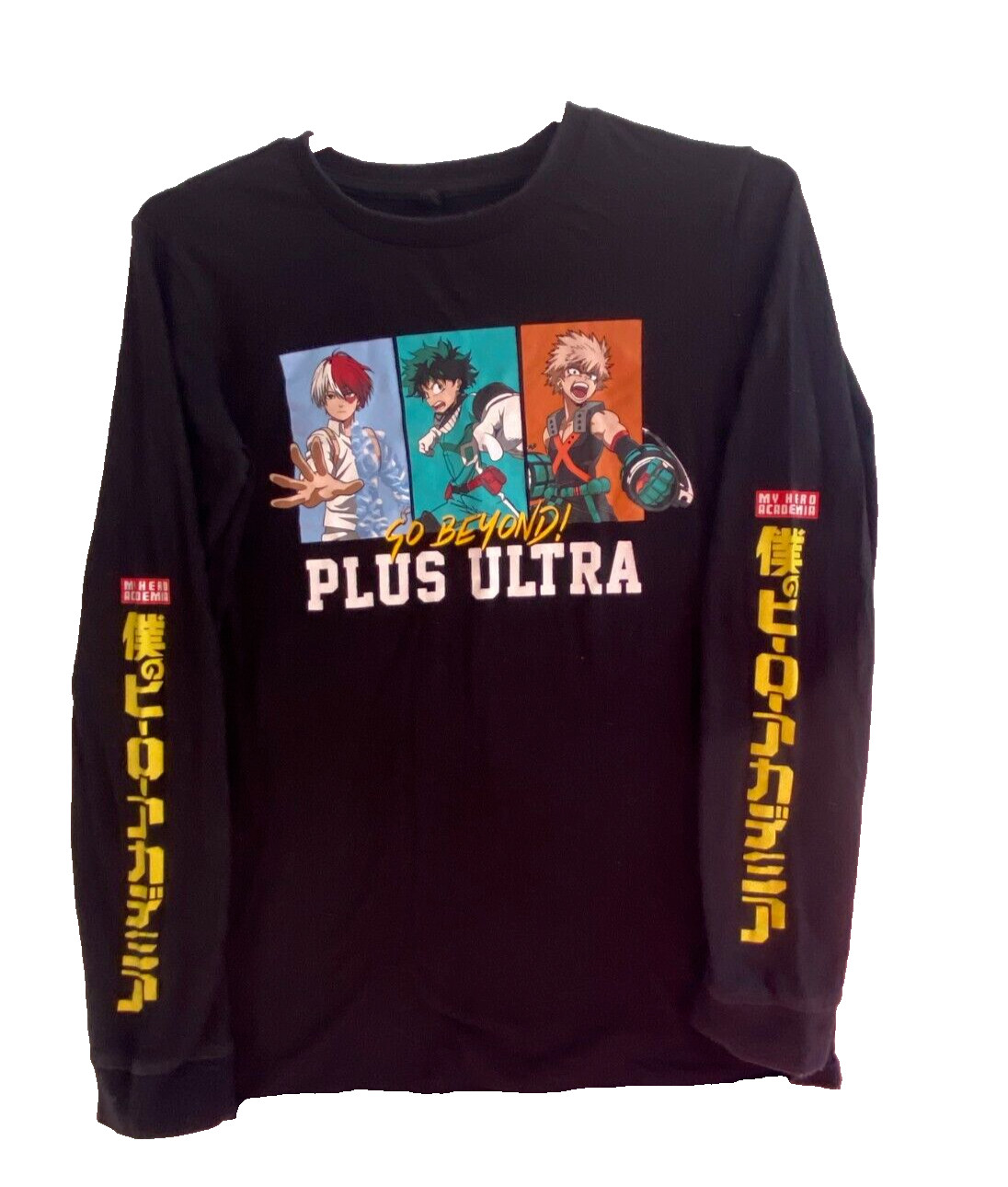 My HERO ACADEMIA Go Beyond Plus Ultra Long Sleeve Gra… - Gem