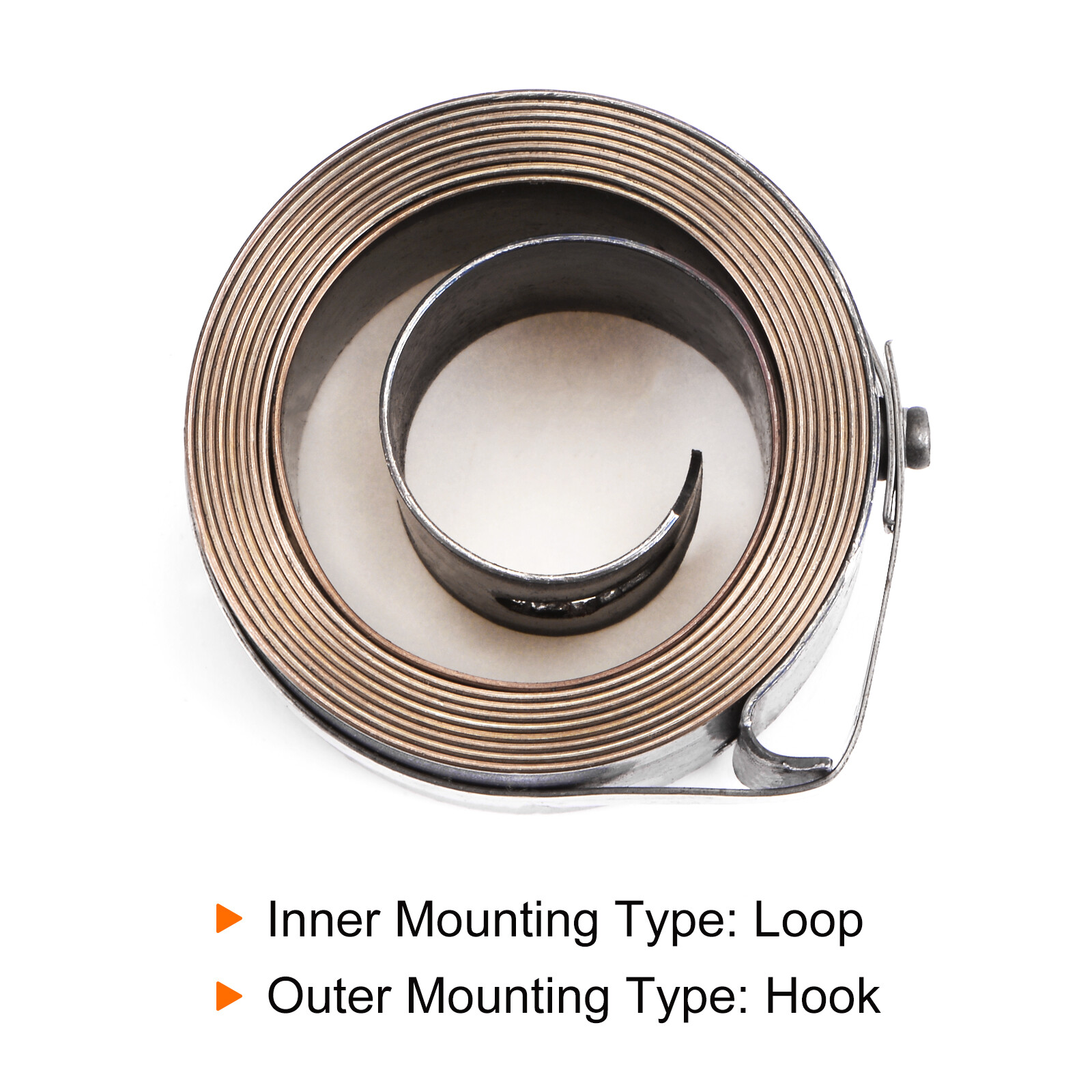 Drill Press Return Spring 46.5 x 30 x 0.7mm Quill Spring Feed Return ...