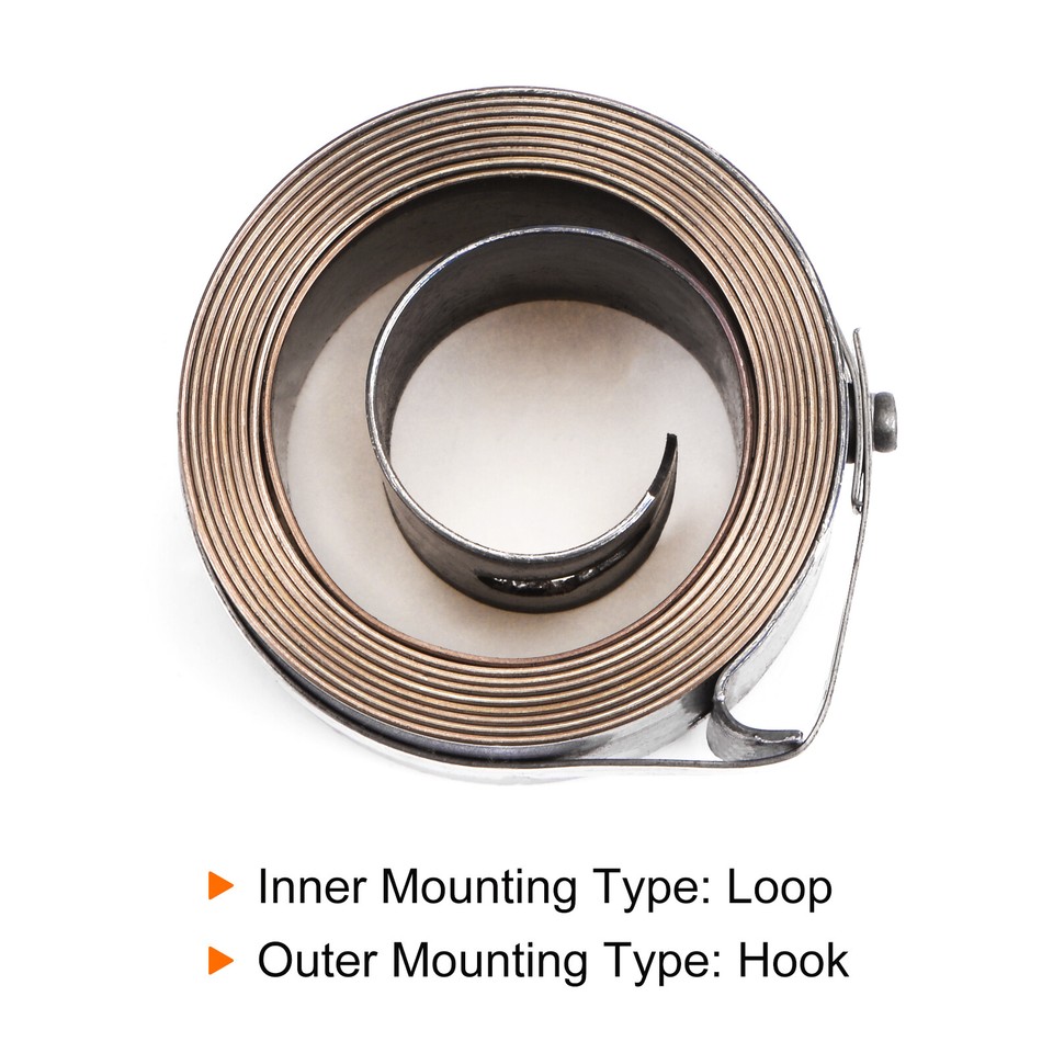 Drill Press Return Spring 46.5 x 30 x 0.7mm Quill Spring Feed Return ...