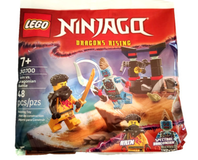 Ninjago Lego Dragons Rising 48 Pieces Arin Vs Dragonian Battle 30700 | eBay