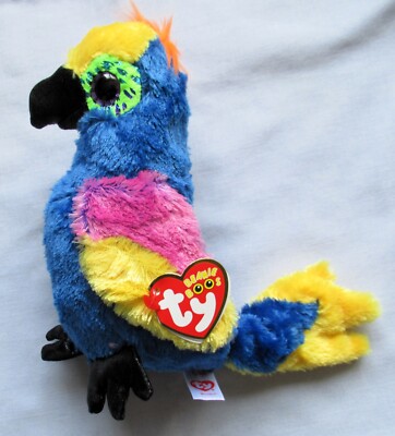 WYNNIE the MACAW PARROT BIRD Ty 6 " Beanie Boos - NEW with MINT TAGS | eBay
