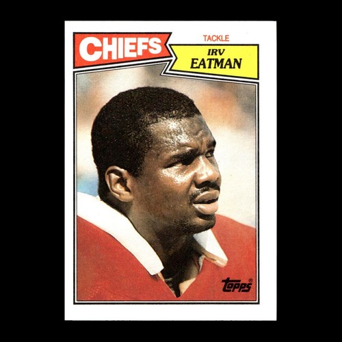 Irv Eatman 1987 Topps Rookie Kansas City Chiefs #166 Vintage NM+ 2 | eBay