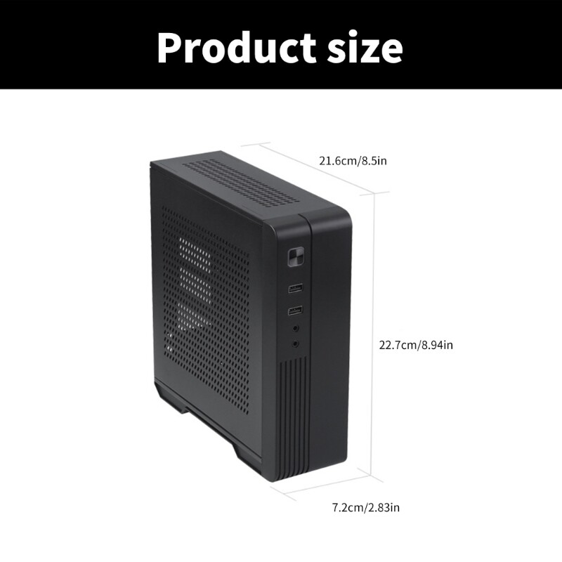Innovative MX02 Mini PC Box Case Mini ITX Chassis HTPC for 17x17 ...