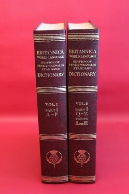 Britannica world language Dictionary - 1965 - 2 Volumes - Anglais | eBay