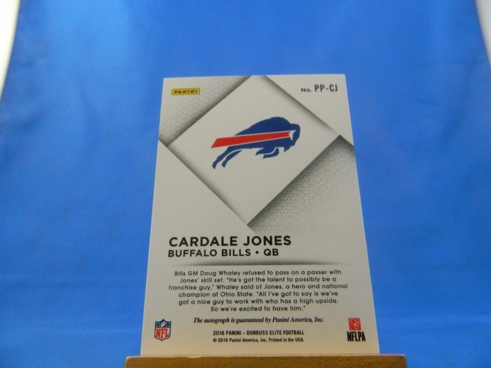 Cardale Jones Donruss Elite 2016 Pen Pals Autograph Auto | eBay