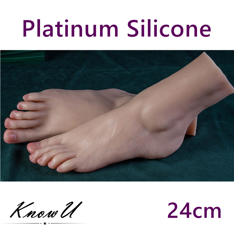 Fake Foot Platinum Silicone Feet Model High Simulation Toe Positioning ...