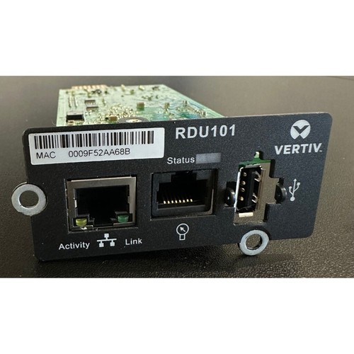 Vertiv Liebert IntelliSlot RDU101 Network Communications Card Remote ...