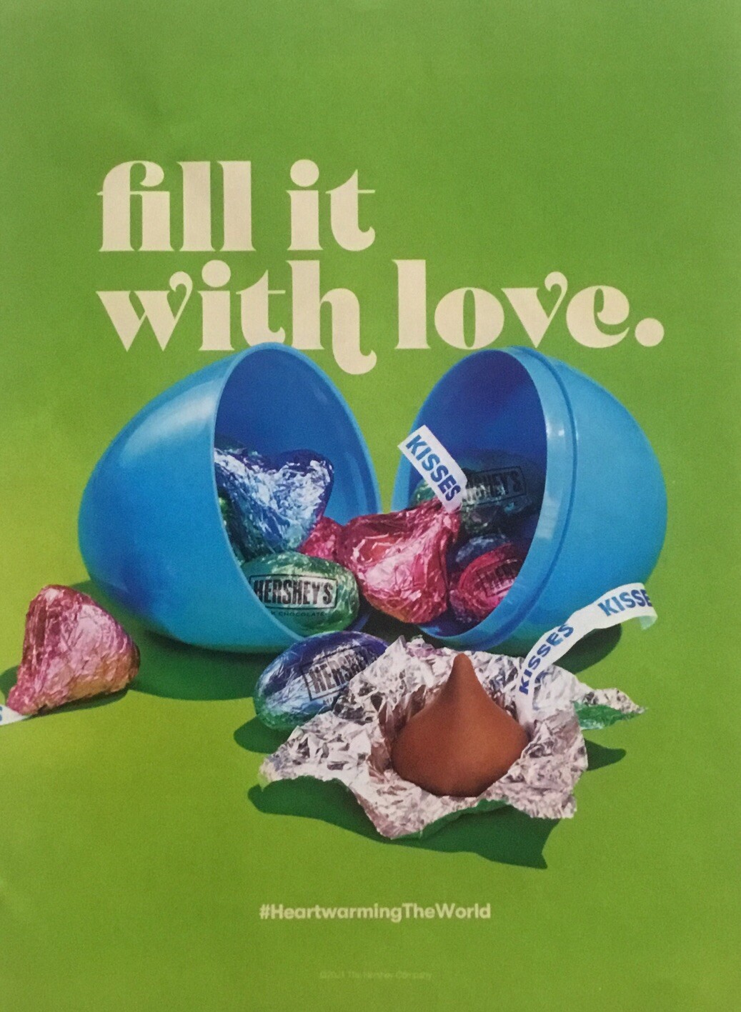 Hershey Kisses Magazine Print Ad Easter Egg, Fill It With Love # ...