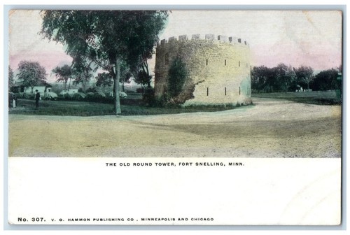c1910 Old Round Tower Fort Snelling Minnesota Unposted Antique Vintage ...