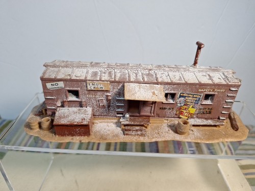 HO Scale Engine Crew Shanty Fully Assembled with Weathered Look ☆RARE ...