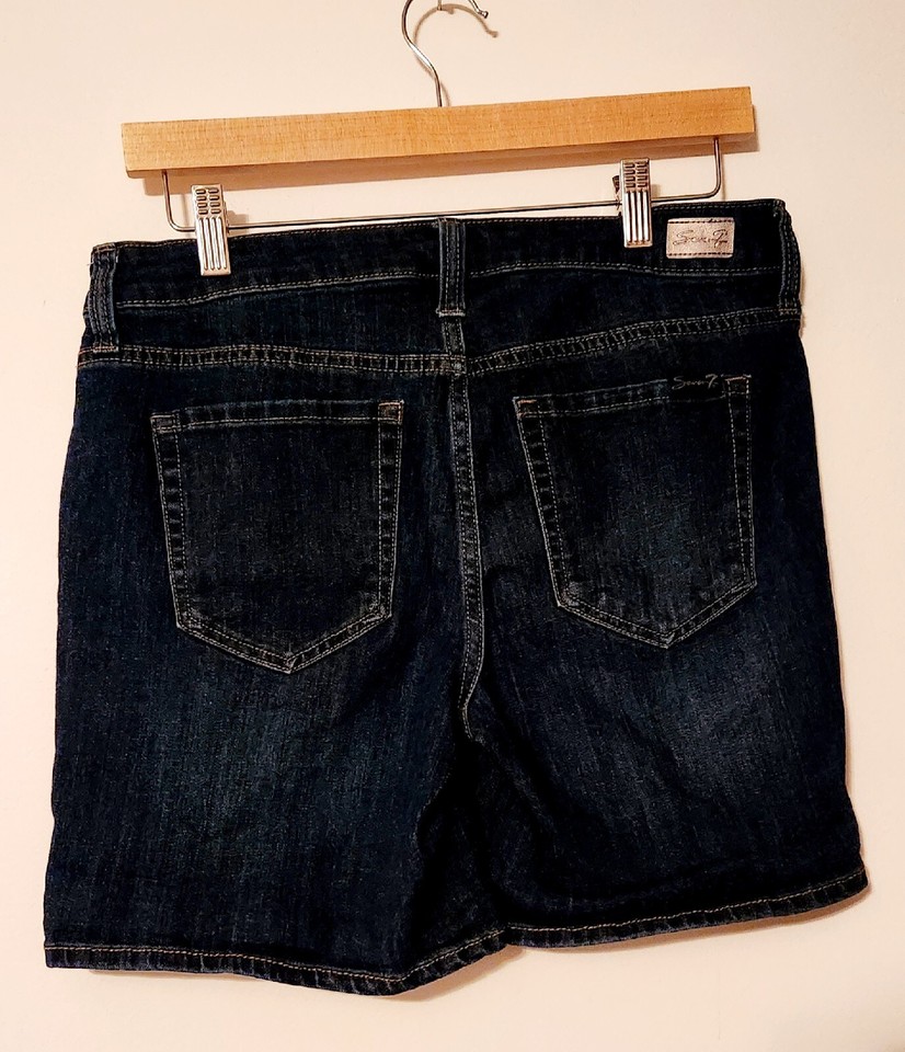 Seven7 Ladies Sz 4 31 in Weekend Stretch Denim Shorts EUC | eBay