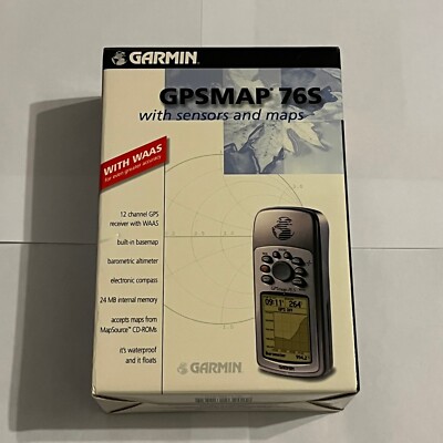 Garmin GPSMAP 76S Marine Handheld Chartplotter GPS Receiver (010-00271 ...