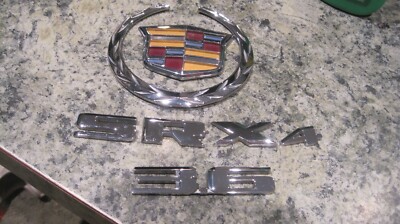 2015 CADILLAC SRX 4 3.6 REAR TRUNK CHROME EMBLEM LOGO BADGE USED OEM | eBay