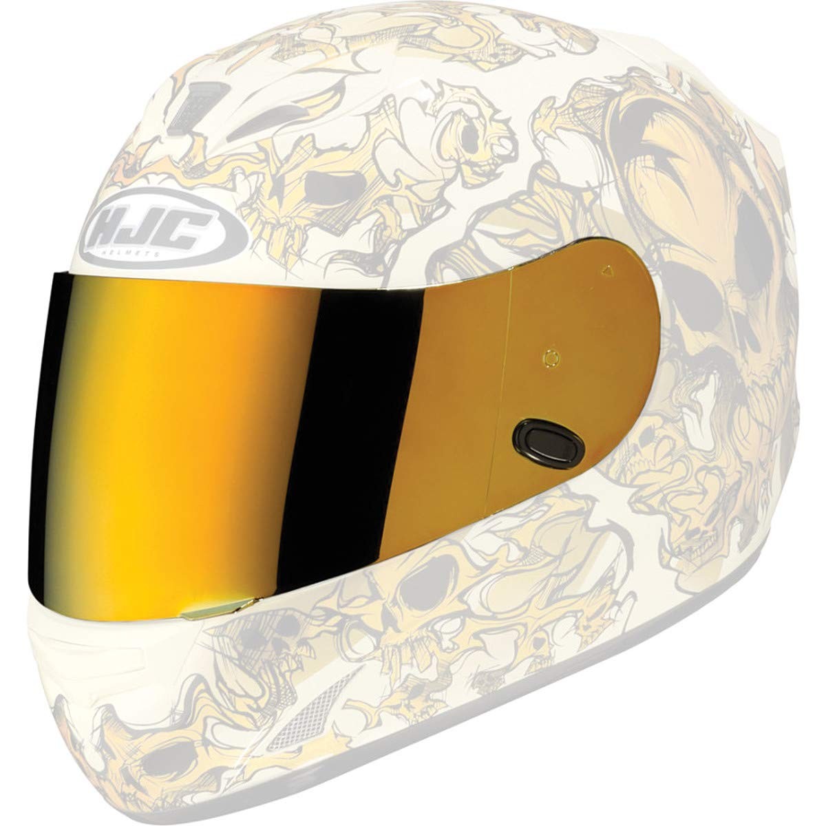 HJC Helmets HJ-09 RST Mirror Gold Shield For AC-12, CL-15, CL-16,CL-17 ...