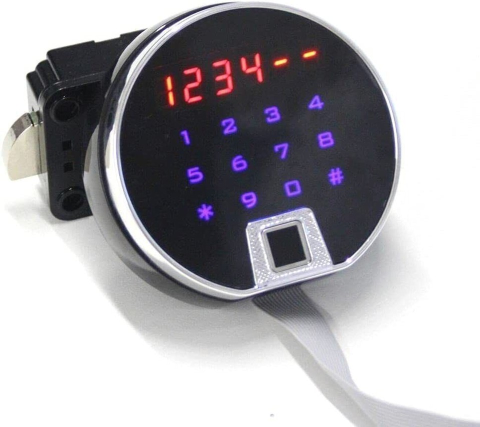 LED Touch Display Gun Safe Lock Electronic Lock Fingerprint Swingbolt ...