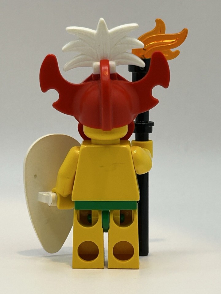 LEGO Pacific Islander with Tiki Torch and Shield | eBay
