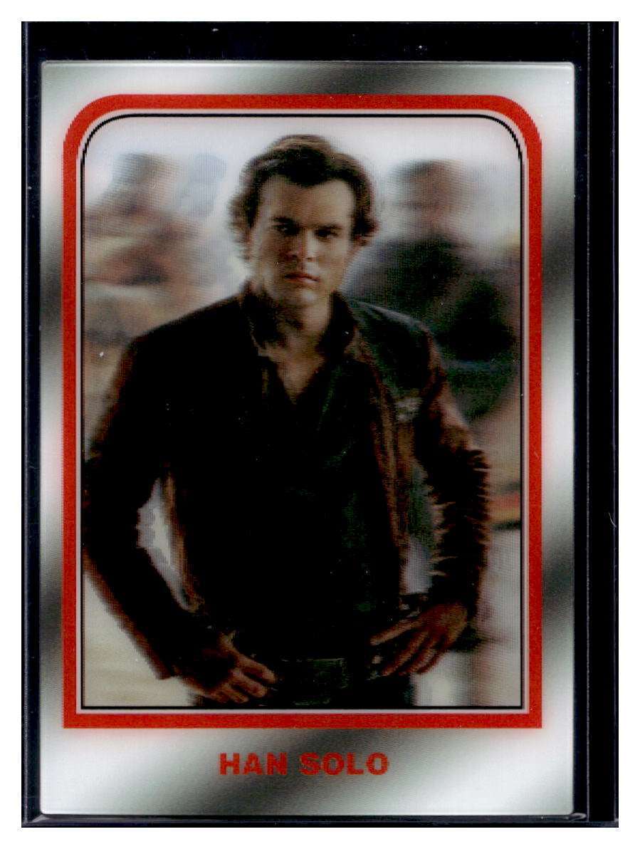 2020 Topps On Demand Star Wars 3D 3D-46 Han Solo Card (Qty) | eBay