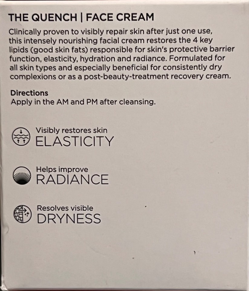BeautyBio The Quench Rapid Recovery Face Cream NIB 1.7 fl oz Free Ship ...