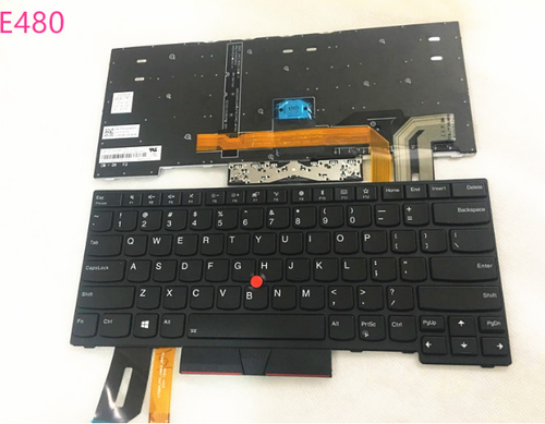 New for lenovo IBM Thinkpad E480 L480 series laptop US keyboard backlit ...