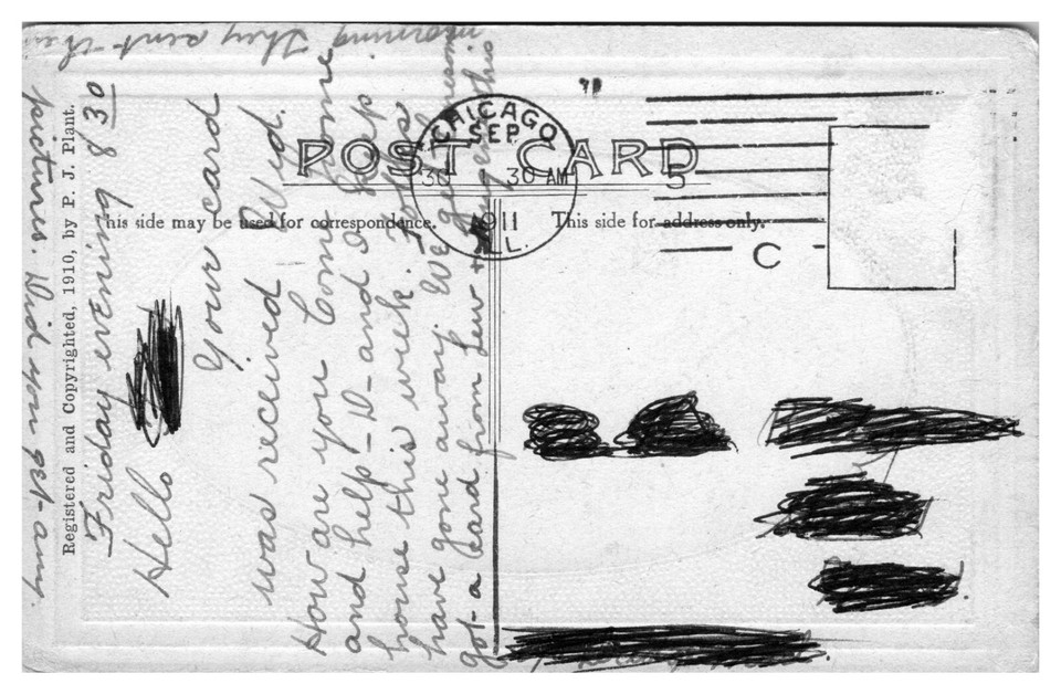 Oval Vignette Man Wooing Woman in Canoe Embossed Love Lust Ornery Man ...