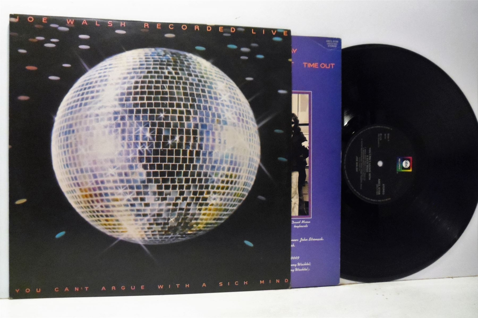 JOE WALSH you can't argue with a sick mind LP EX/EX, ABCL 5156, vinyl, & inner | eBay